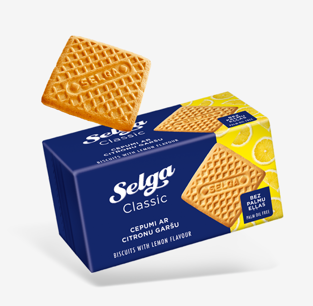 SELGA biscuits lemon flavour 180g